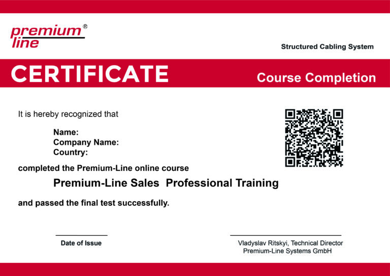 Premium-Line Sales Professional Training Course - Premium-Line Academy